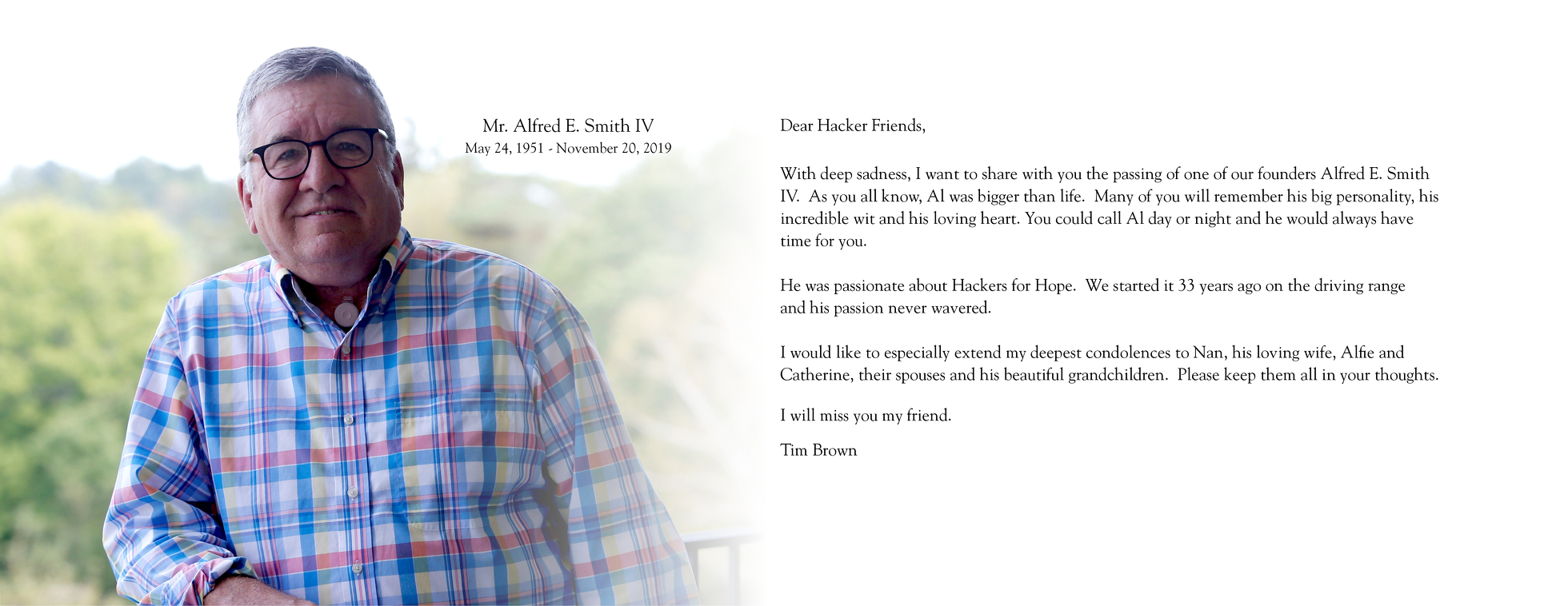 Alfred E. Smith IV Memorial